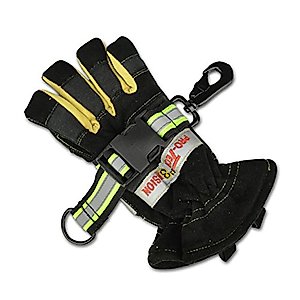 Lightning X Heavy-Duty Ballistic Nylon Glove Strap, Adjustable Size, Reflective Tape for Quick Access (Ideal for Firefighters, EMTs, Construction and Mechanics)