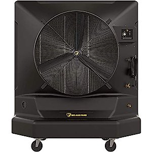 Big Ass Fans Cool-Space 400 Portable Evaporative Cooler, 36 Inch Diameter Fan, Indoor or Outdoor Use, Continuous or Fillable (46 Gallon Capacity), Variable Speed