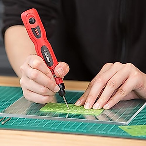 POPULO Mini Cordless Rotary Tool Portable 4V Jewelry Polishing Kit with 46 Pieces Rotary Accessory Kit, Max Speed Load up to15000 RPM,USB Charging,Engraving Pen,Polishing, Grinding, DIY Crafts