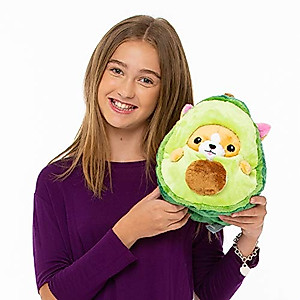 Squishable / Undercover Corgi in Avocado 7" Plush