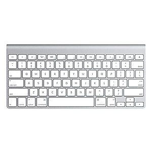 Apple Wireless Keyboard with Bluetooth - Silver (Renewed)