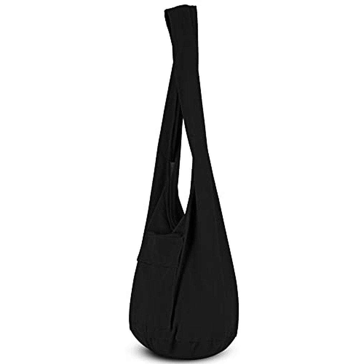 Your Cozy Boho Purses and Handbags Handmade Cotton Bag for Unisex (Cotton Black)