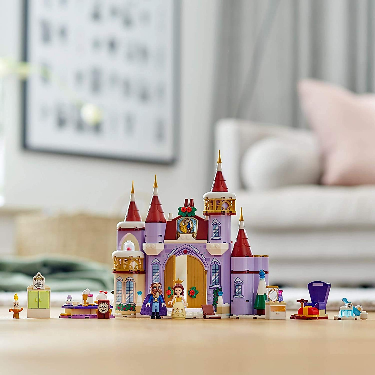 LEGO Disney Belle’s Castle Winter Celebration (43180) Disney Princess Building Kit; Makes a Great Birthday for Kids who Love Disney’s Beauty and The Beast (238 Pieces)