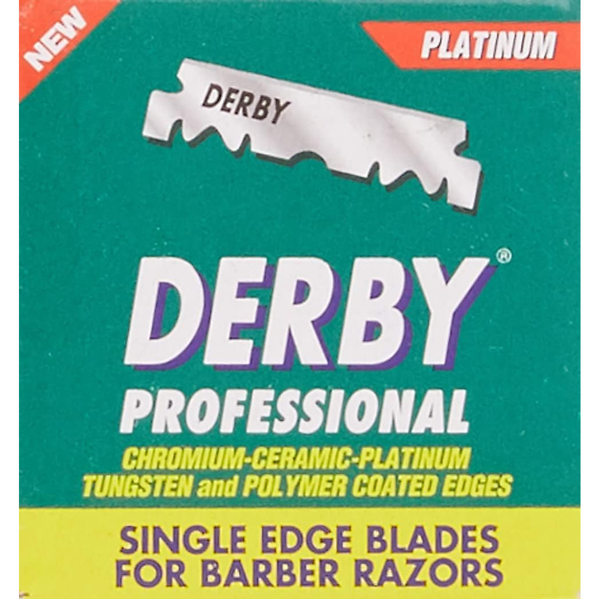 Derby Professional Single Edge Razor Blades, 100 Count