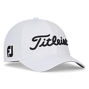 Titleist Tour Elite Golf Hat White/Black Medium/Large