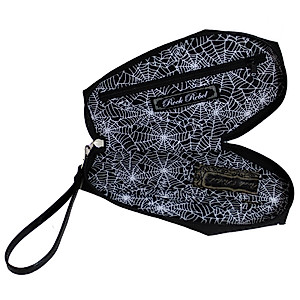 Rock Rebel Universal Monsters We belong Dead Glitter Coffin Wallet with Bride of Frankenstein and Monster