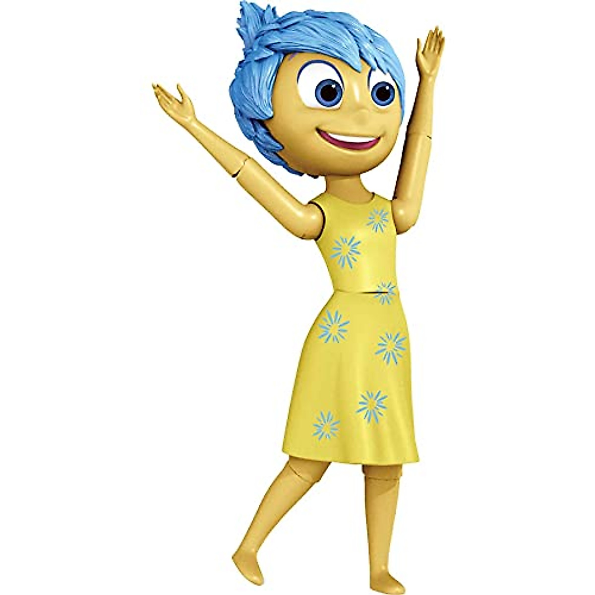 Mattel Disney and Pixar Inside Out Anger & Joy Action Figures, Posable Character in Signature Look, Collectible Toy Set