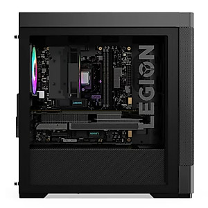 Lenovo Legion T5 Gaming Desktop, AMD Ryzen 7 5700G(Beat i9-10900K) Up to 4.6GHz, GeForce RTX 3060 Ti 8GB, 64GB DDR4, 2TB PCIe SSD+ 2TB HDD, Wi-Fi 6, Bluetooth, USB-C, RJ45, HDMI, Win 11 Pro, Black