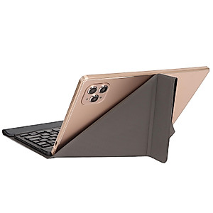 Airshi Tablet Computer, 10.1in RAM 4GB ROM 64GB HD Tablet 5G WiFi Smoothly Operation 8MP 16MP Dual Camera US Plug 100‑240V for Leisure (US Plug)