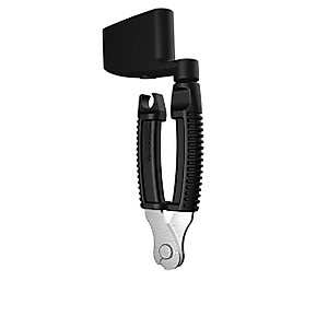 D'Addario Accessories Bass Pro-Winder - Bass Guitar String Winder, Bass String Cutter, Bass Guitar Bridge Pin Puller - Ultimate Ergonomic All in One Bass Tool for Restringing - Black