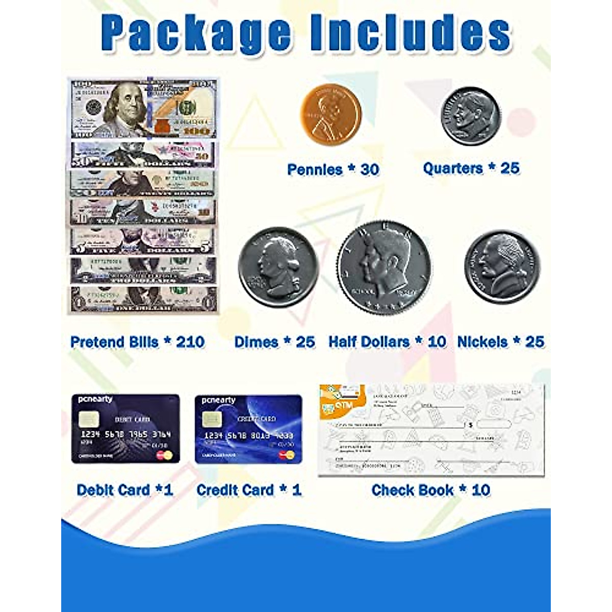 pcnearty 3 4 5 Year Old Boy Girl Birthday Gifts, Toys for 3 4 5 Year Old Boys Girls,328 Pieces Number Learning & Education Toys, Preschool Math Games Ages 3+ Develops Early Math Skills