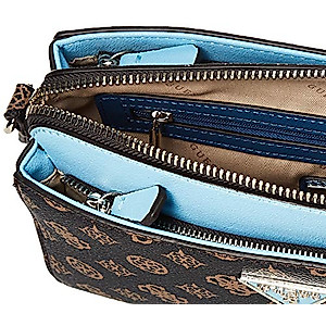 GUESS Maddy Crossbody Brown/Blue One Size