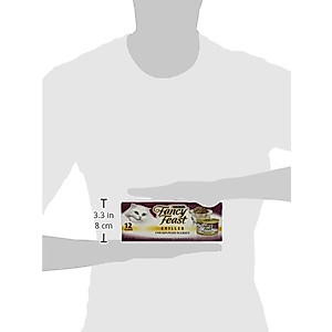 Purina Fancy Feast Grilled Wet Cat Food Chicken Feast in Wet Cat Food Gravy - (Pack of 12) 3 oz. Cans