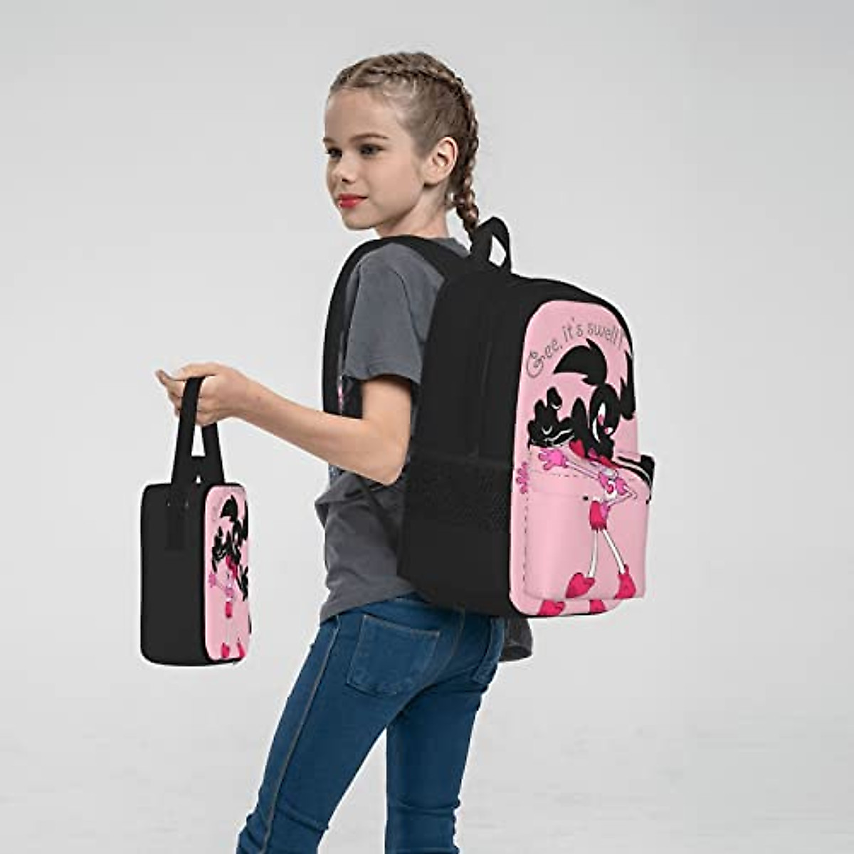 3pcs Spinel It'S Swell Backpack For Boys Girls School Bag Bookbag Travel Daypack Teens Lunch Bags Pencil Case Combination