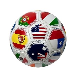 Icon Sports Country Flags Soccer Ball Size 5, World Club National Teams, Flag Soccer Ball #5