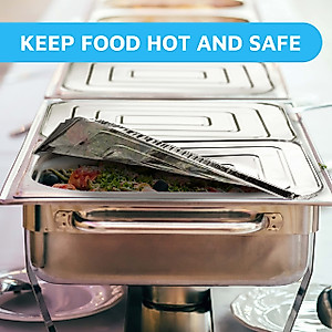 MontoPack Half-Size Aluminium Foil Lids | [50 Pack] | Perfect Fit for 9x13 Roasting Pans | Premium Quality for Baking & Catering | Disposable Food Prep Containers Lids