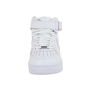 Nike Mens Air Force 1 Mid 07 Basketball Shoes White/White 315123-111 Size 13