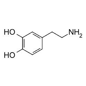 Dopamine Molecule Necklace For A Good Start Of The New Year, Ideal For Chemistry Gifts, Biology Gifts, Psychology Gifts In Science Jewelry (Silver Tone)