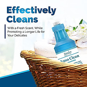 Stanley Home Products Aqua Clean Concentrate - Delicate Laundry Detergent - Gentle Formula Effectively Cleans Tough Stains in Minutes Protects Fine Wool Knits and Other Fabrics Wash Up to 64 Loads