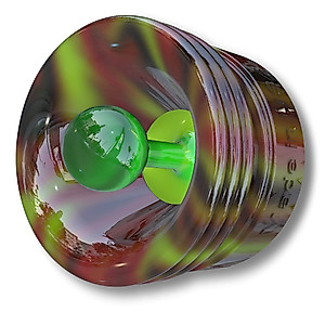 StudPoP Original Magnetic Stud Finder. Swirl. Finds Metal Fasteners Holding The Wall to The Studs. 1" diam Moving Magnet Gives an Audible Click and a Visual Movement When Fastener is Found.