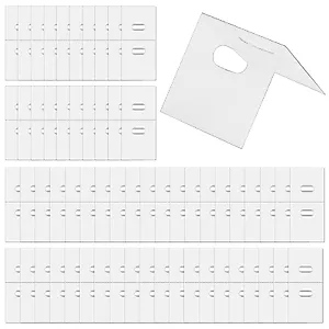 60 Sets Double-Sided Clear Vertical Blind Repair Tabs, Vertical Blind Replacement Slats Panels, Vertical Blind Repair Tabs, Clear Blind Fixer Tabs, Replacement Vertical Blinds Tabs, Clear Repair Tabs