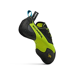 SCARPA Mago Lace Rock Climbing Shoes for Sport Climbing and Bouldering - Specialized Performance for Edging and Support - Bright Lime - 11