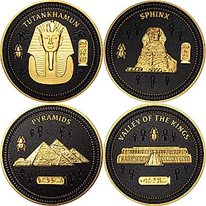 2022 DE Ancient Egypt PowerCoin 100 Years Of Tutankhamun Set 12 Coins 50 Cents Solomon Islands 2022 Proof