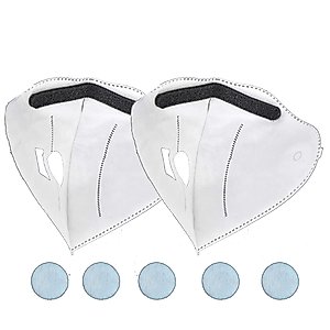 Original Rsenr R11 Electric Wearable Air Purifier Fan Filter*5, Inner White Filter*1