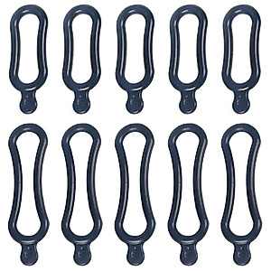 SWENSENLin 10 Pcs Bicycle Silicone Band Bike Mount Silicone Strap for Flashlights Cell Phones Speaker Lights Holder Bicycle Handlebar