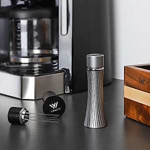 YMWVH Espresso Tamper 51mm,30lb Spring Loaded Tamper, Premium Barista Coffee Tamper with Calibrated Spring Loaded Flat Stainless Steel Base