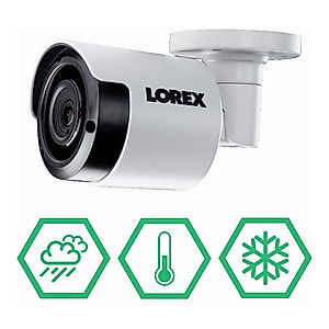 Lorex 5MP Outdoor Network Bullet Camera with Audio (White)