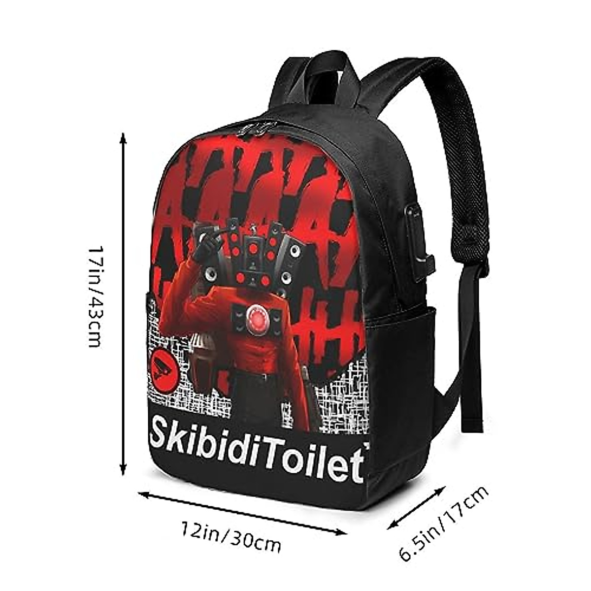 Moare Skibidi Toilet Backpack 2023 Game Backpacks Cute Cartoon Bag for University