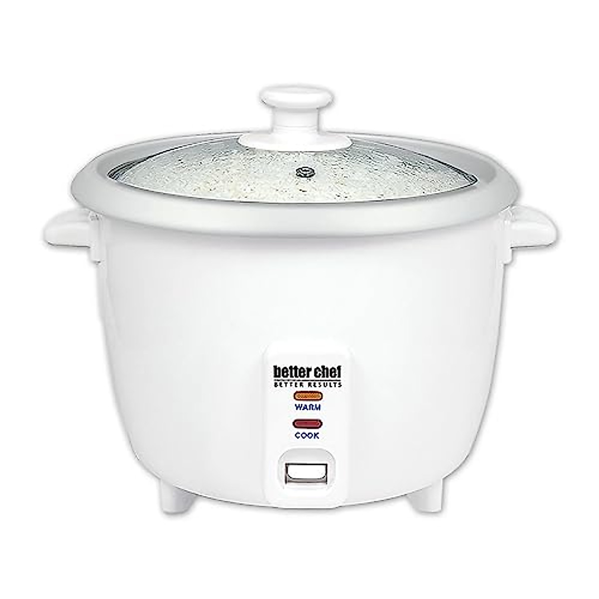 Better Chef Rice Cooker | 8-cup raw | 16-cup cooked | Removable Bowl | Paddle & Measuring Cup