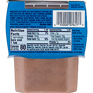 Gerber 2nd Foods Baby Food Tubs, Apple Strawberry Blueberry with Mixed Cereal, 2 - 4 Ounce Tubs Per Pack (Pack of 4)