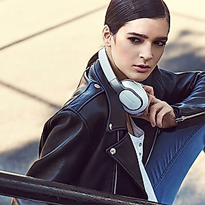 Phiaton Bluetooth Wireless BT 460 Qualcomm Touch Interface, Premium Headphones with Mic, Smart Play and Pause, White