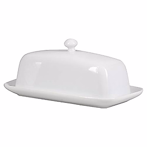 BIA Cordon Bleu Covered Butter Dish with Knob Lid, White (901114S1SIOC)
