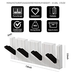 Adhesive Coat Hook, 3 Pack Wall Mounted Key Holder, Heavy Duty Entrance Way Storage Rack for Hanging Coat, Hat, Clothes, Scarf, Bag, Towel (Colorful)