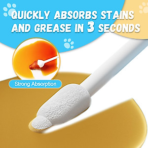 Dog Ear Cleaner dog ear infection treatment Gourd-shaped swabs prevent accidental injury to the ear canal for safer cleaning of your pet's ears. Specifically designed for dogs and cats, L 56 Pcs