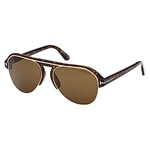 Tom Ford MARSHALL FT 0929 Dark Havana/Roviex 58/16/145 unisex Sunglasses