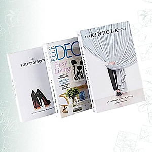 EXCEART 3pcs False Book Decorative Books Modern Faux Books Home Decoration Stacked Books for Bookshelf Library Coffee Tables and Shelves Random