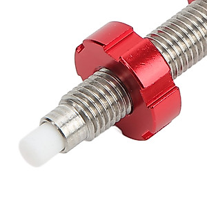 Dilwe Archery Cushion Plunger, Archery Plunger Bow Arrow Screw in Cushion Plunger Aluminum Alloy for Recurve Bow Accessories Red