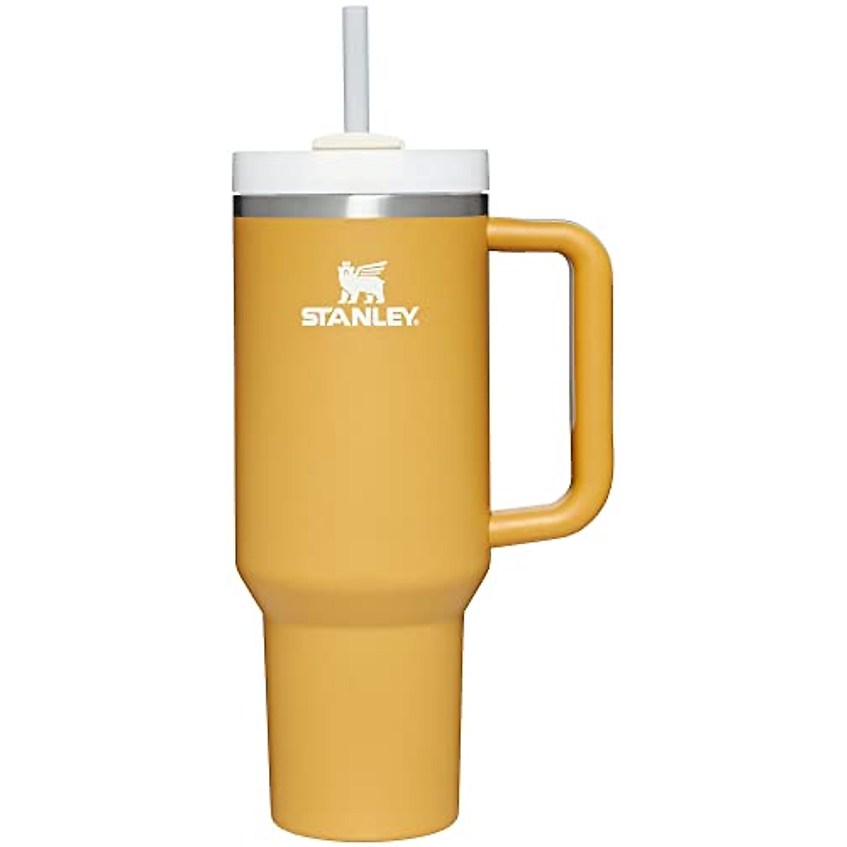 Stanley Quencher H2.0 FlowState Stainless Steel Vacuum Insulated Tumbler with Lid and Straw for Water, Iced Tea or Coffee, Smoothie and More, Yarrow, 40 oz