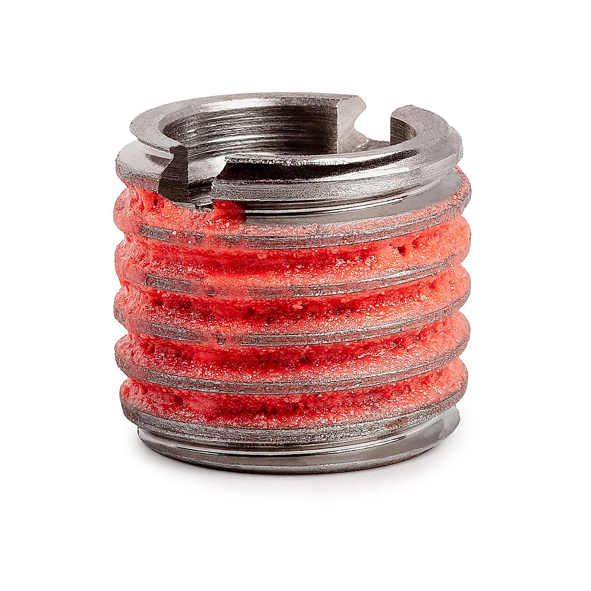 E-Z Lok Externally Threaded Insert, 303 Stainless Steel, 3/4"-10 Internal Threads, 1"-8 External Threads, 0.781" Length, Made in US