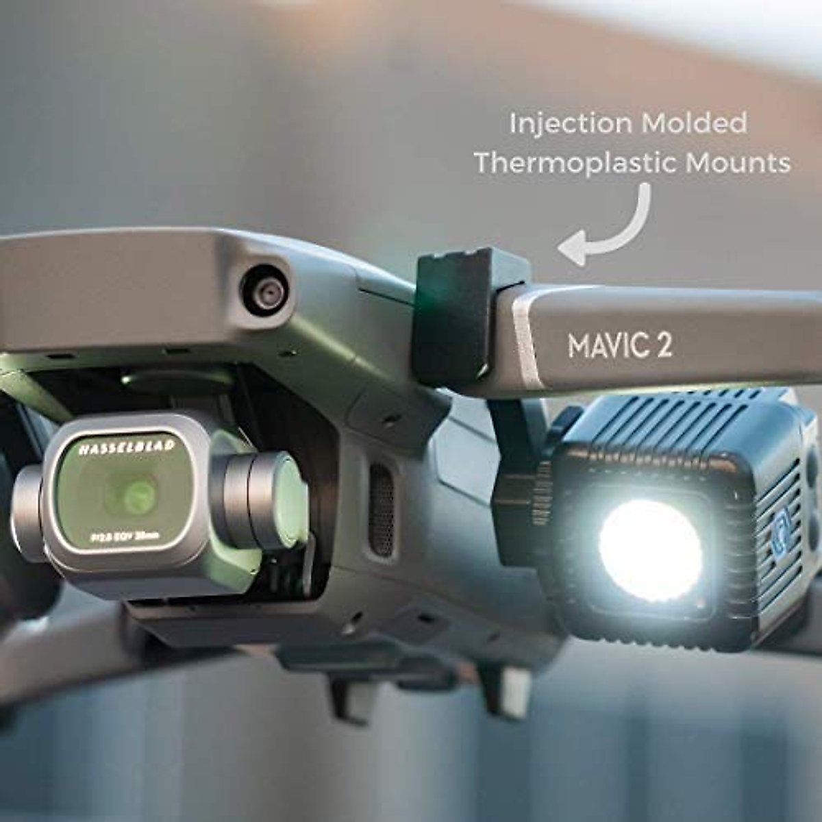 Lume Cube - Lighting Kit for DJI Mavic 2 Pro & Zoom - Compact LED lamp & flash in one - Controllable via Bluetooth app - Easy to attach - for beginners and advanced photographers