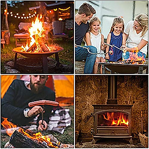 100 Pack Quick Fire Starters，Wax Cups Waterproof, Non Toxic Firelighter Natural Safe Cubes Burns up to 8 Min at Over 750° - 100%, Perfect for Fat Wood Stove Campfire, Start Charcoal Kit (Style1)