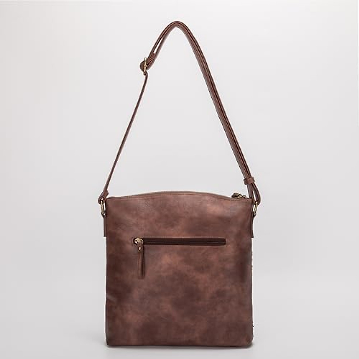 KouLi Buir Crossbody Purses for Women - PU Leather Shoulder Handbags Sling Bag Crossboby Bags Medium Multi Pockets (Dark Brown)