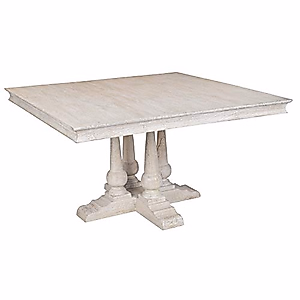 Kosas Home Beverly Dining Tables, Antique White Finish