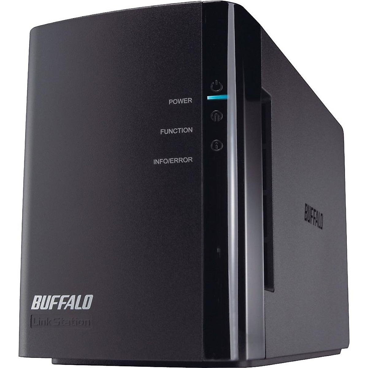 Buffalo LinkStation Duo 2-Bay, 1-Drive 1 TB (1 x 1 TB) RAID Network Attached Storage (NAS) - LS-WX1.0TL/1D