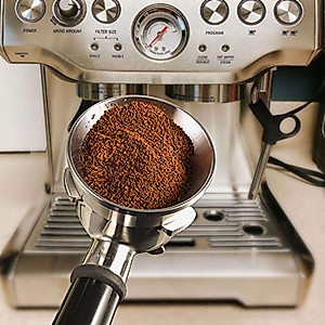54mm Espresso Dosing Funnel, MATOW Stainless Steel Coffee Dosing Ring Compatible with 54mm Breville Portafilter
