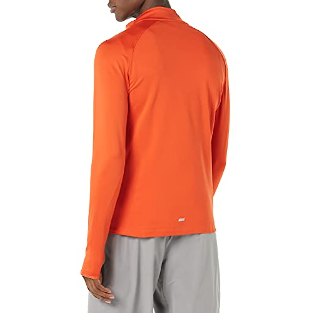 Amazon Essentials Men's Slim Fit Performance Stretch Quilted Active Jacket, Orange, X-Large